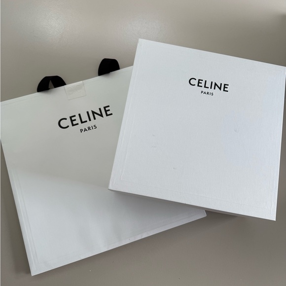 Celine | Storage & Organization | Celine White Box And Bag Set | Poshmark